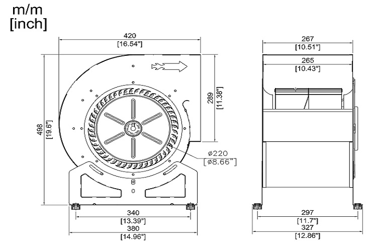 ADG260DS - Air Deviser Industrial